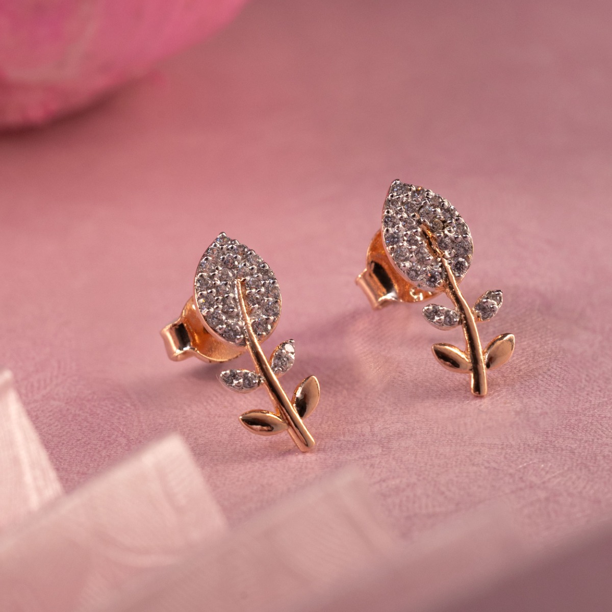 Garden Glam Silver Studs